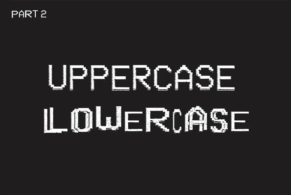 VHS Glitch 2 Font - FontPath