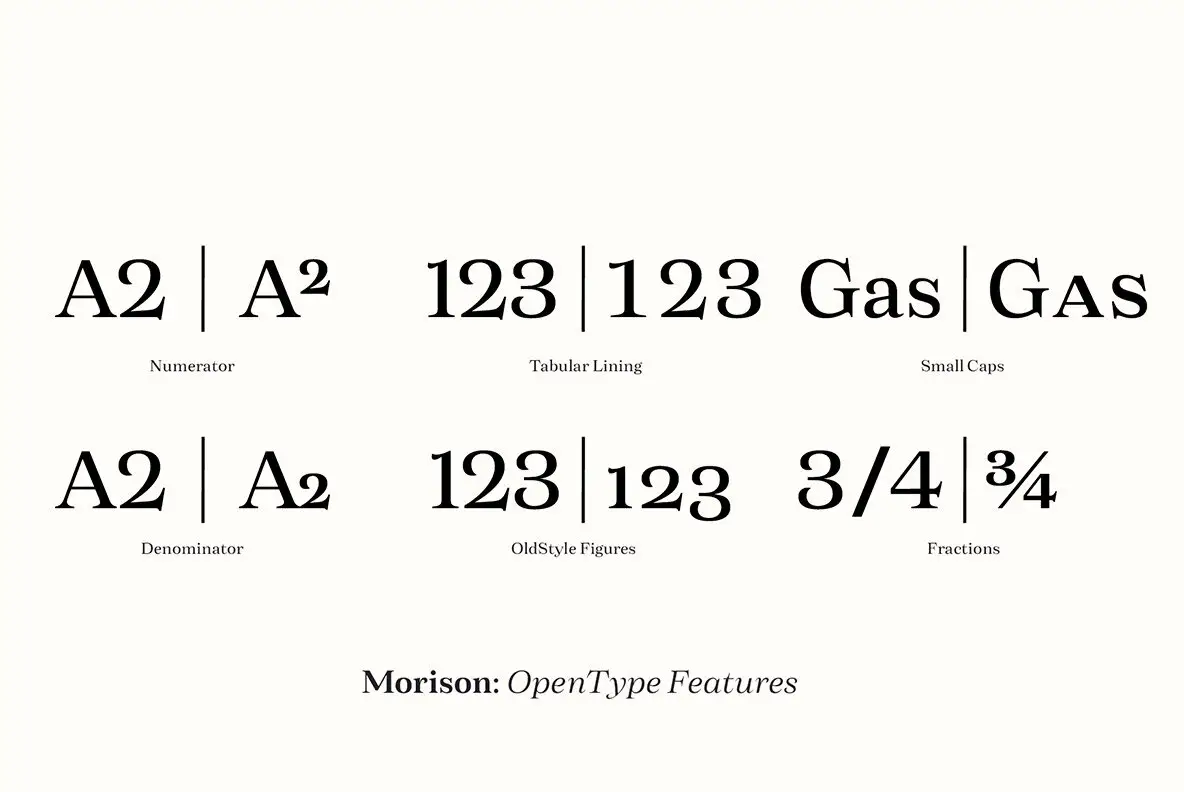 Morison Font - YouWorkForThem