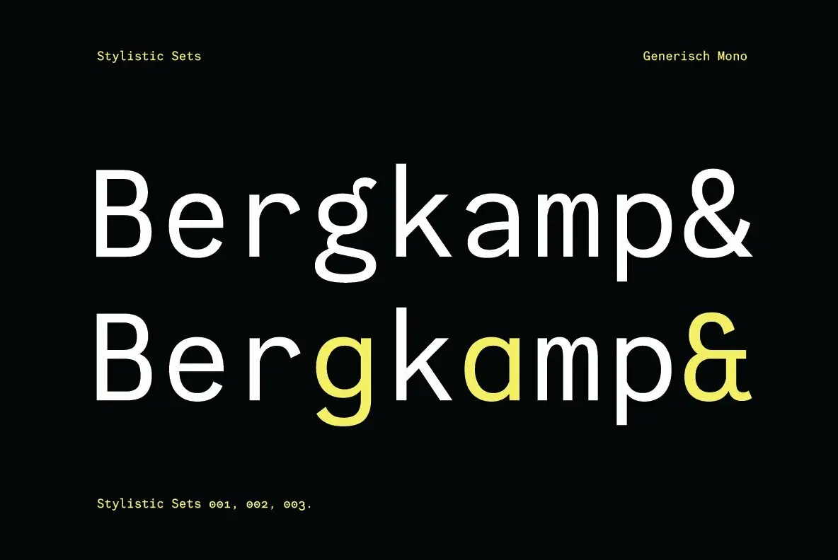Generisch Mono Font - FontPath