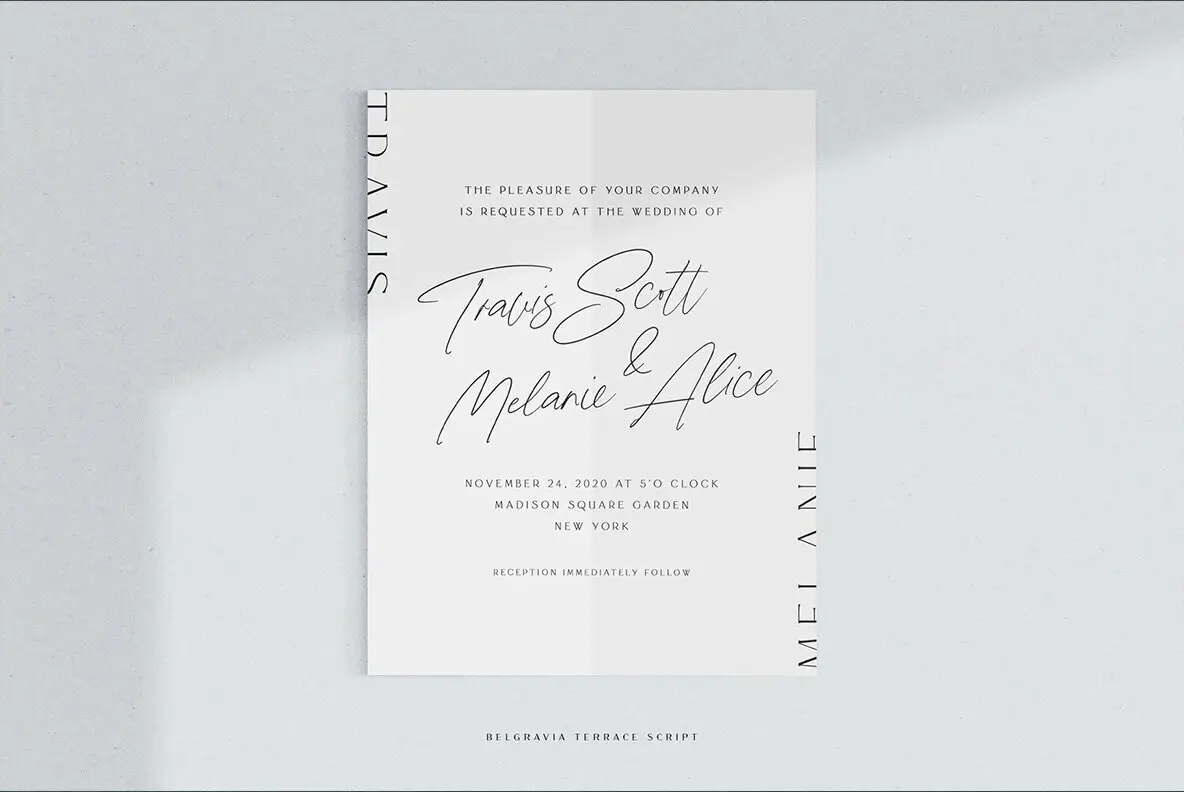 Belgravia Terrace Font - YouWorkForThem