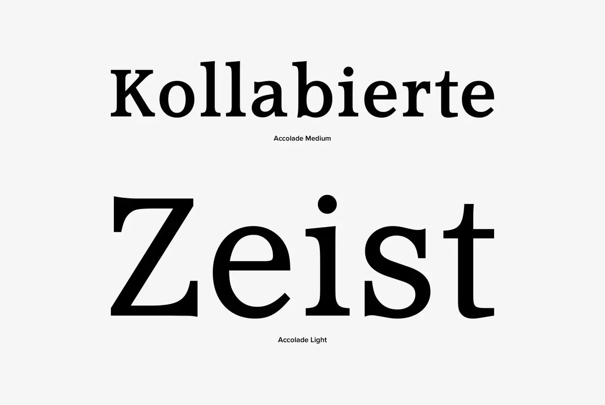 Accolade Font - YouWorkForThem