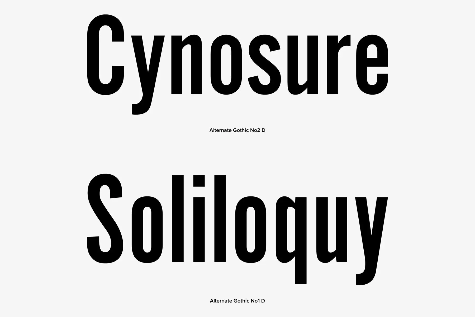 Alternate Gothic Font - YouWorkForThem