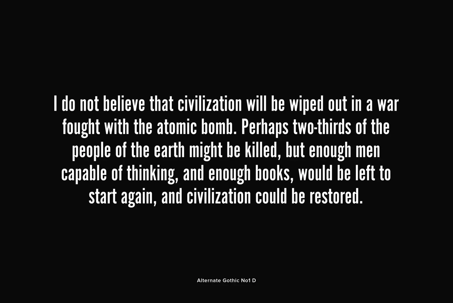 Alternate Gothic Font - FontPath