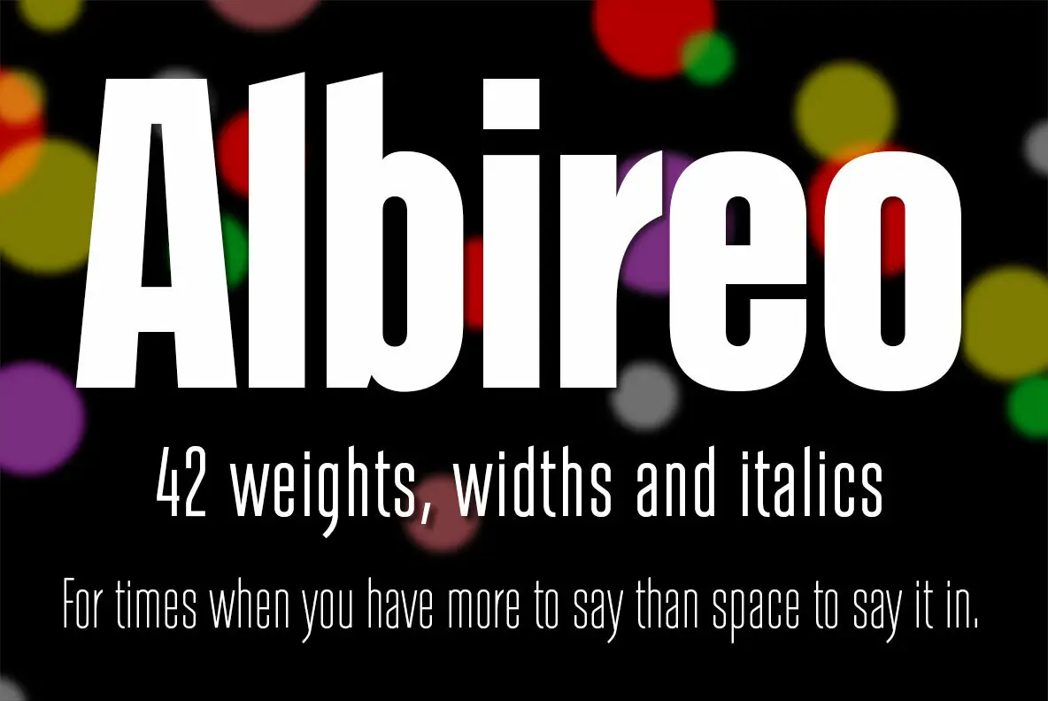 Albireo Font - FontPath