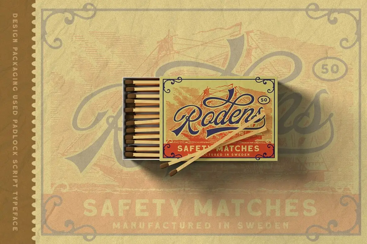 The Padlock Font - YouWorkForThem