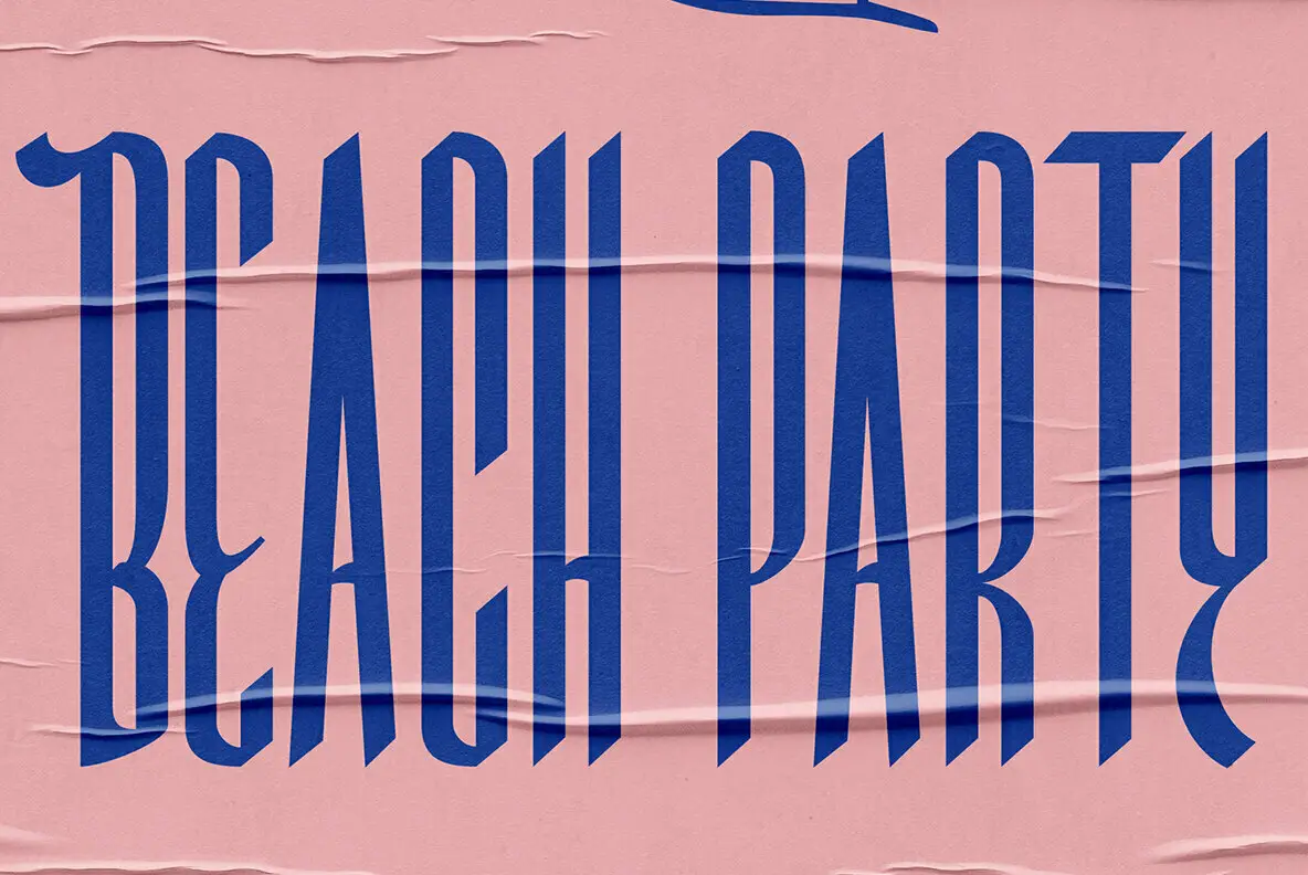Pink Coast Font - YouWorkForThem