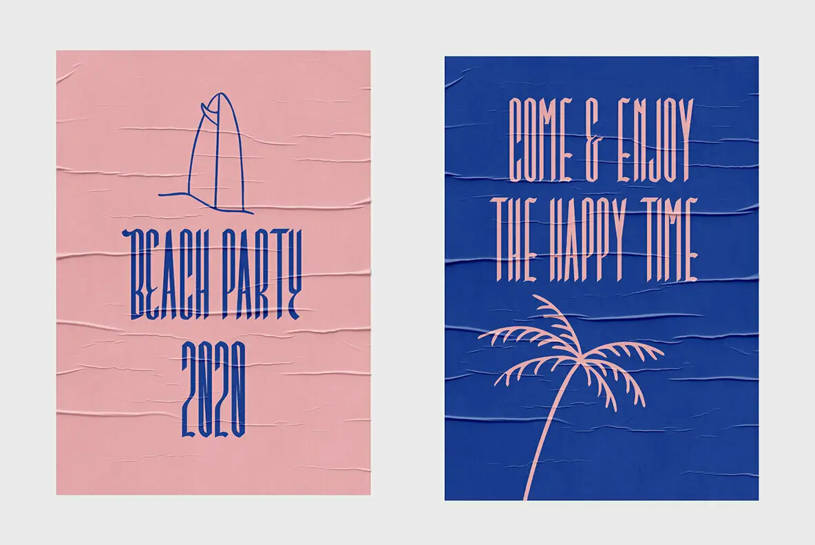 Pink Coast Font - FontPath