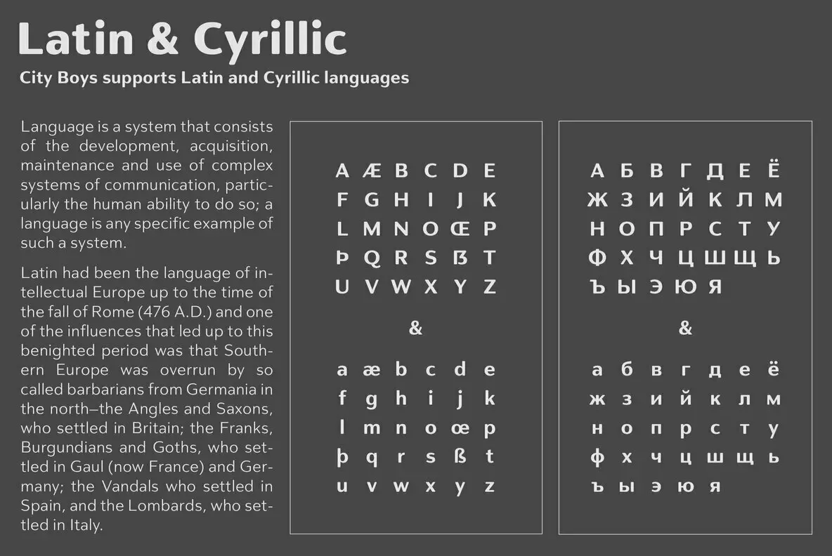 City Boys Soft Font - FontPath