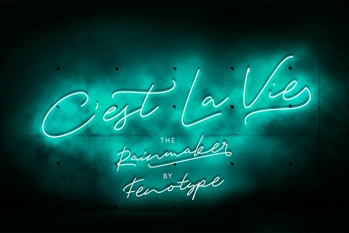 Rainmaker Script Font - YouWorkForThem