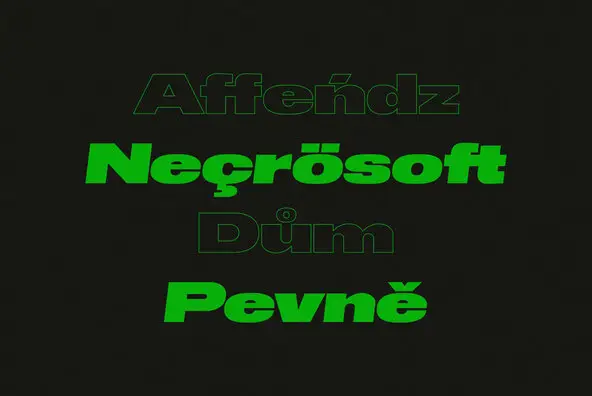 Huben Font - YouWorkForThem