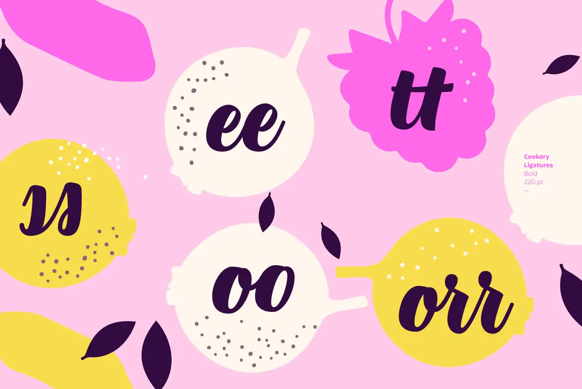 Cookery Font - YouWorkForThem