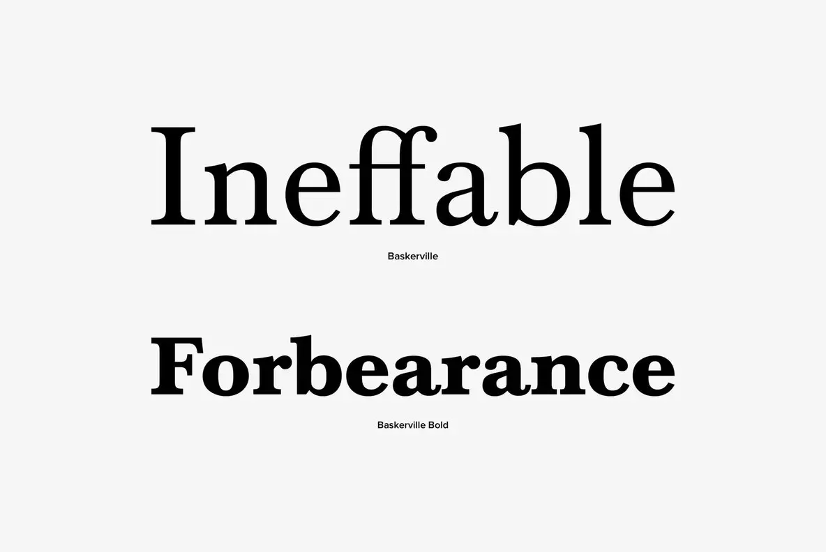 Baskerville Font - YouWorkForThem