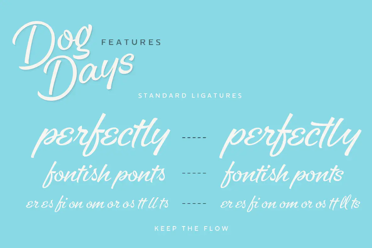 Dog Days Font - YouWorkForThem