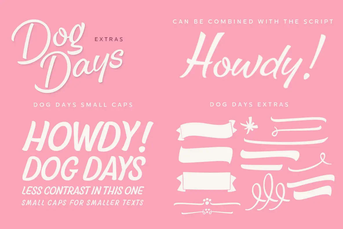 Dog Days Font - YouWorkForThem