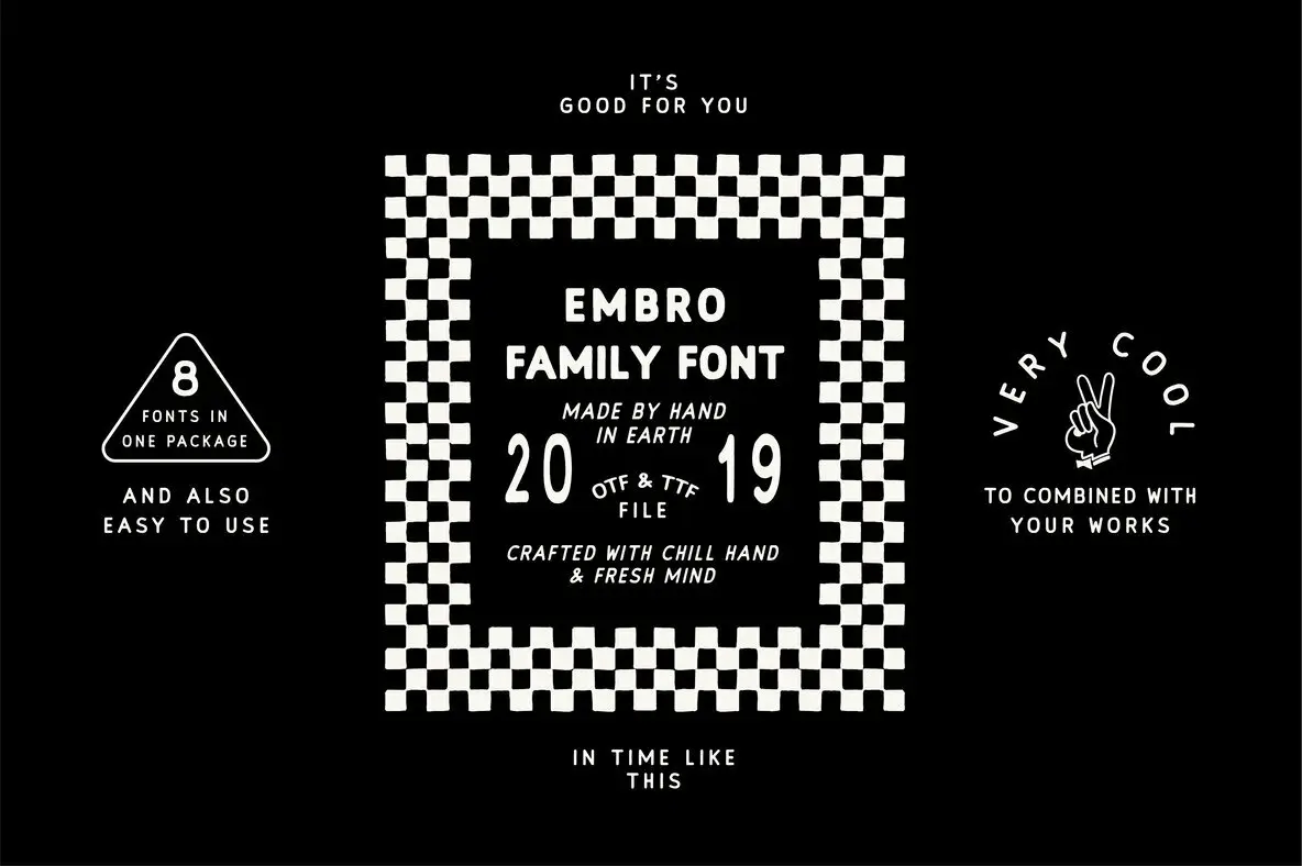 Embro Font - YouWorkForThem