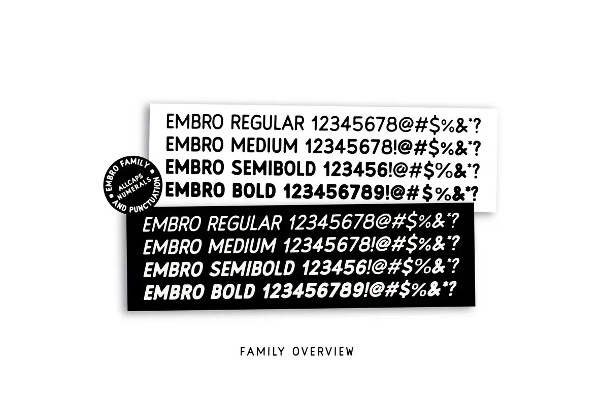 Embro Font - YouWorkForThem