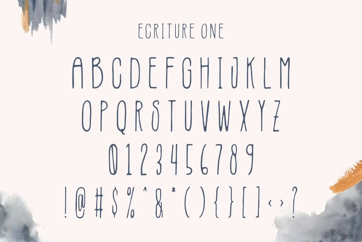 Ecriture Font - YouWorkForThem