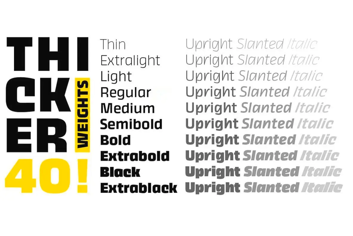 Thicker Font - YouWorkForThem