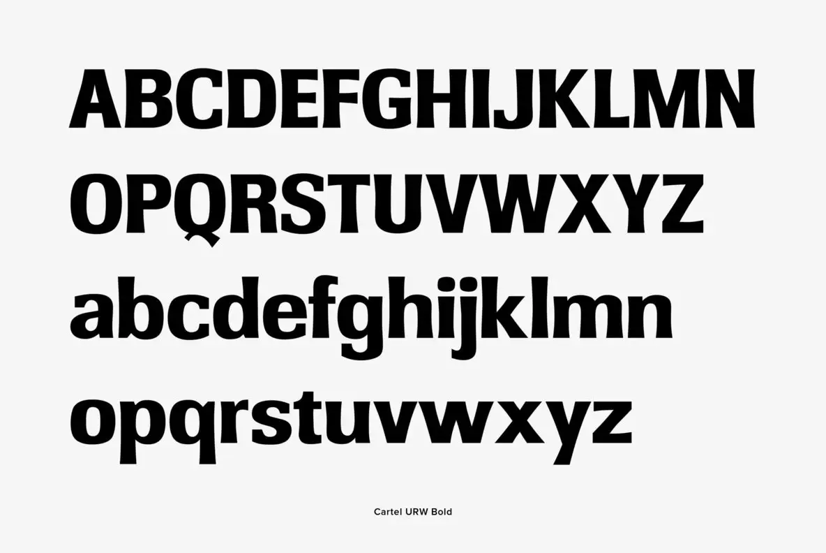 Cartel Font - YouWorkForThem