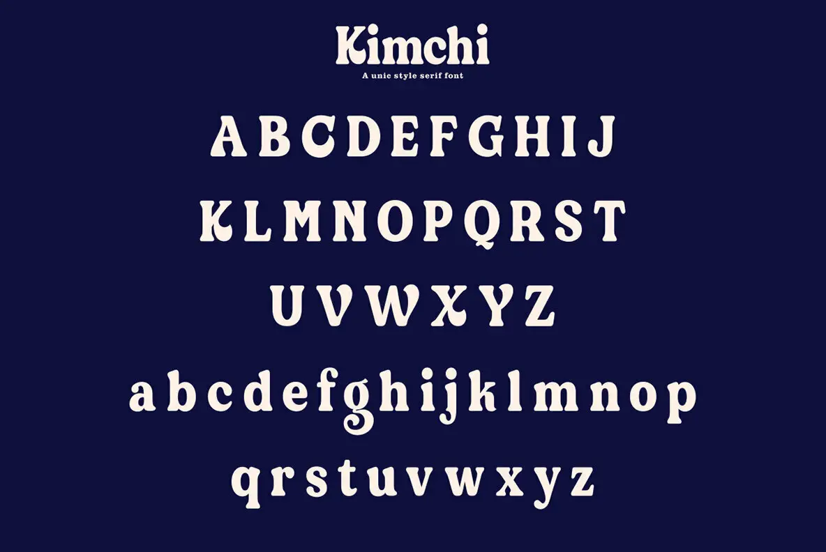 Kimchi Style Font - YouWorkForThem