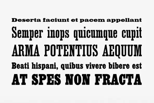 Egyptienne Font - FontPath