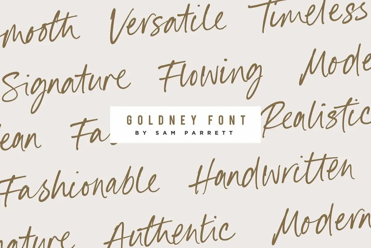 Goldney Font - YouWorkForThem