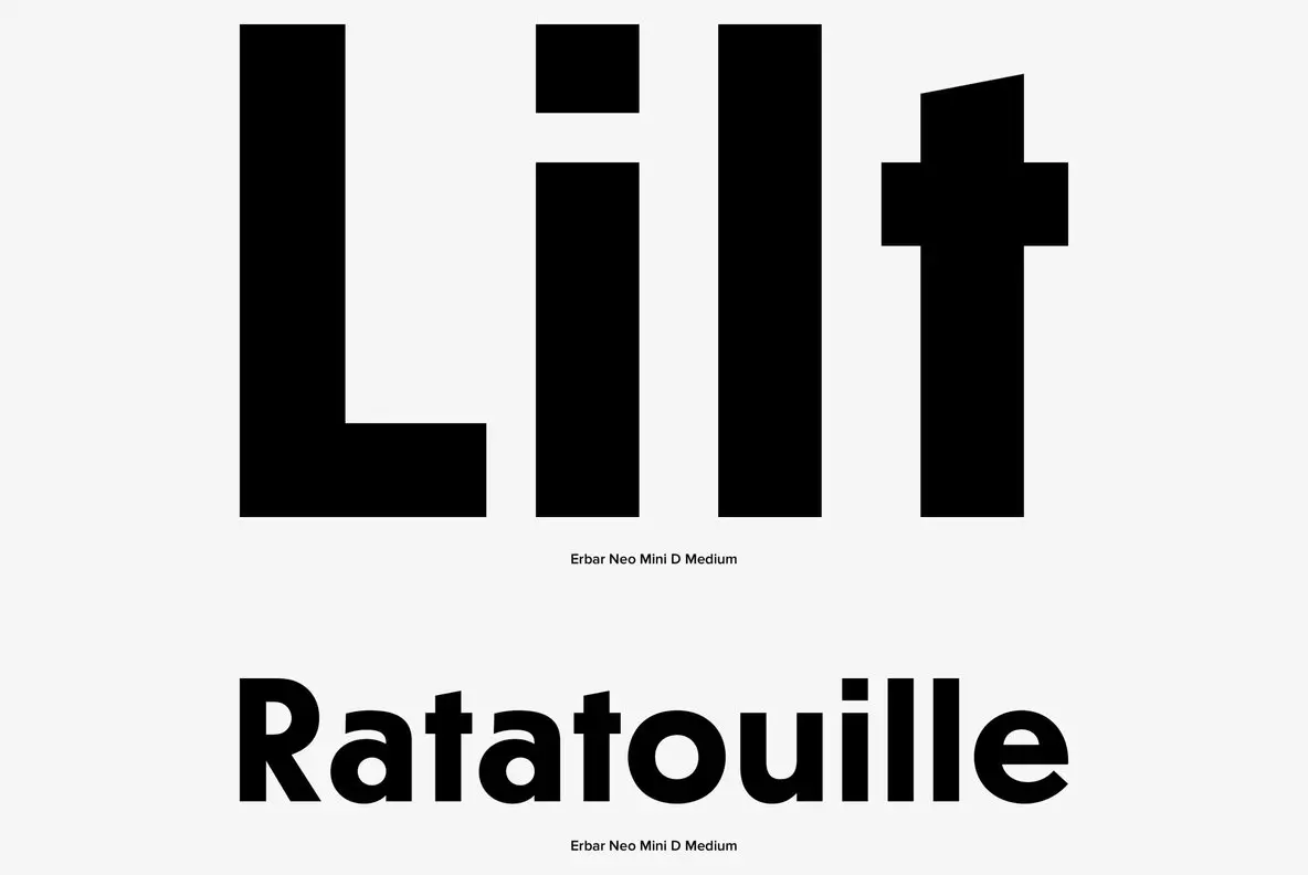 Erbar Neo Mini Font - FontPath