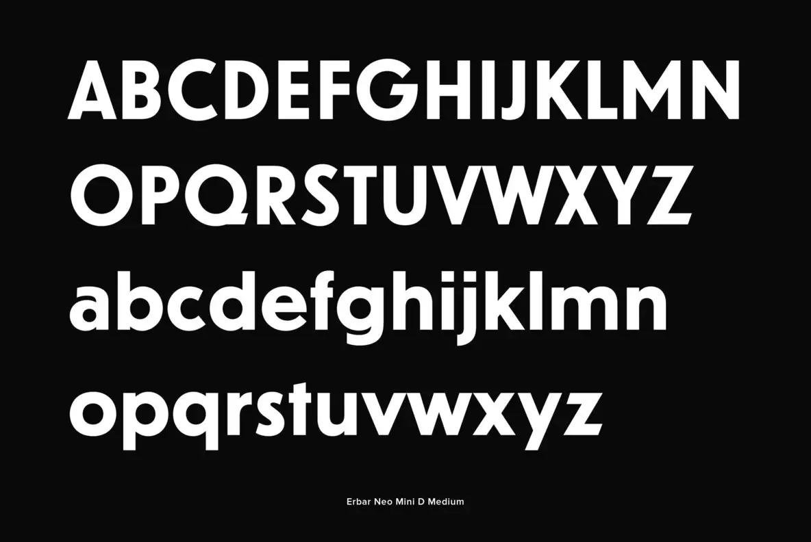 Erbar Neo Mini Font - FontPath