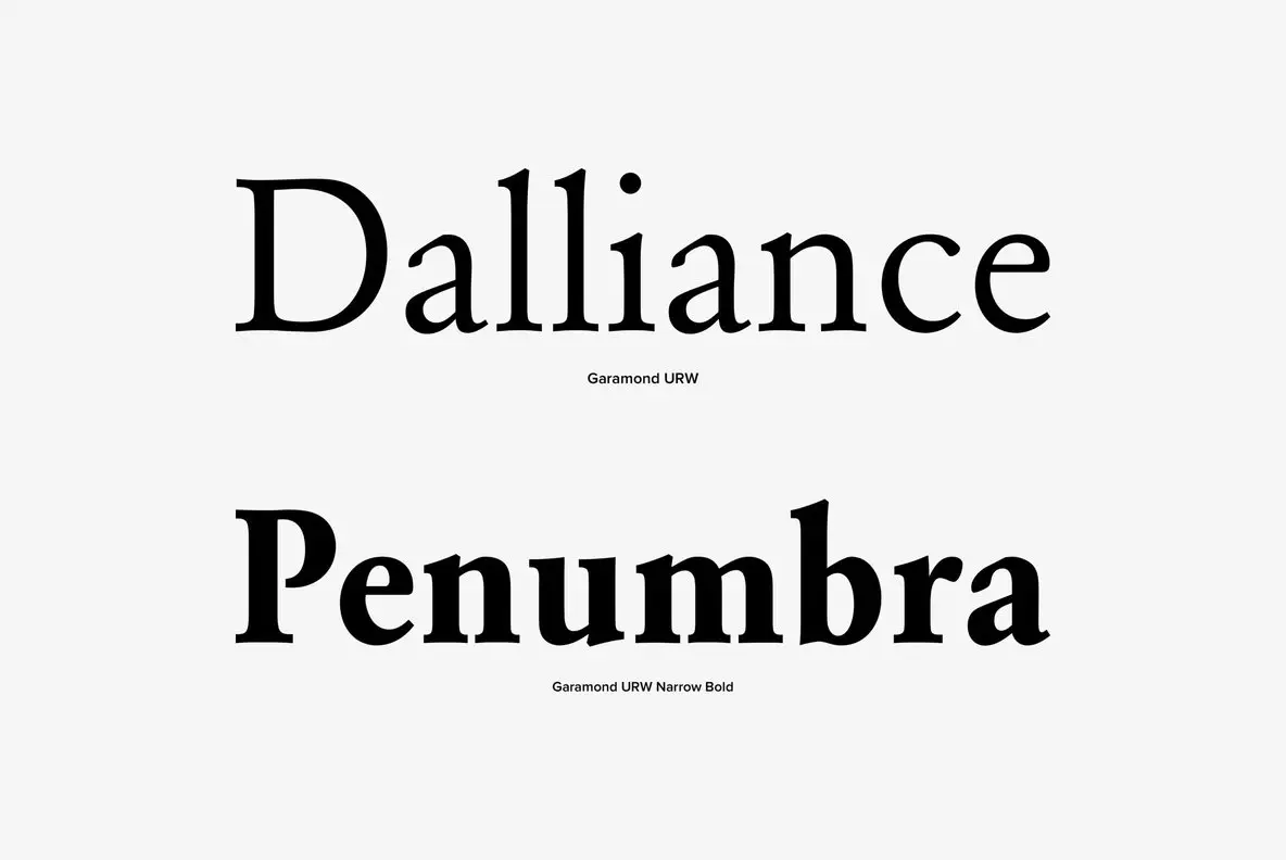 URW Garamond Font - FontPath