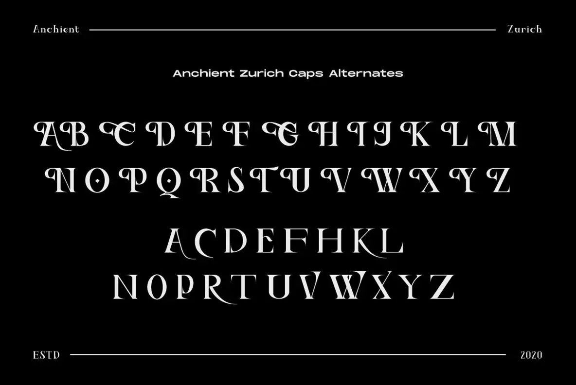 Ancient Zurich Font - YouWorkForThem