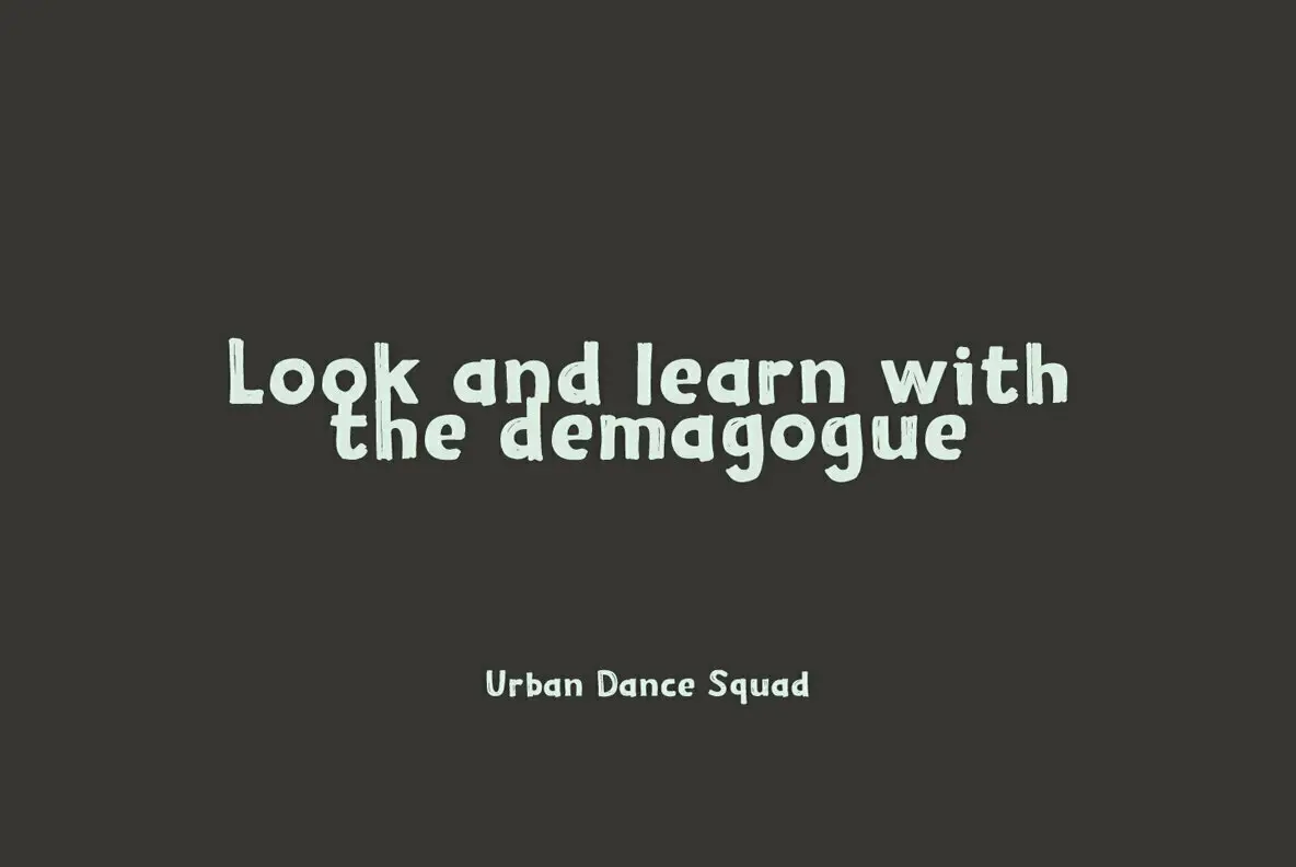 Demagogue Font - FontPath