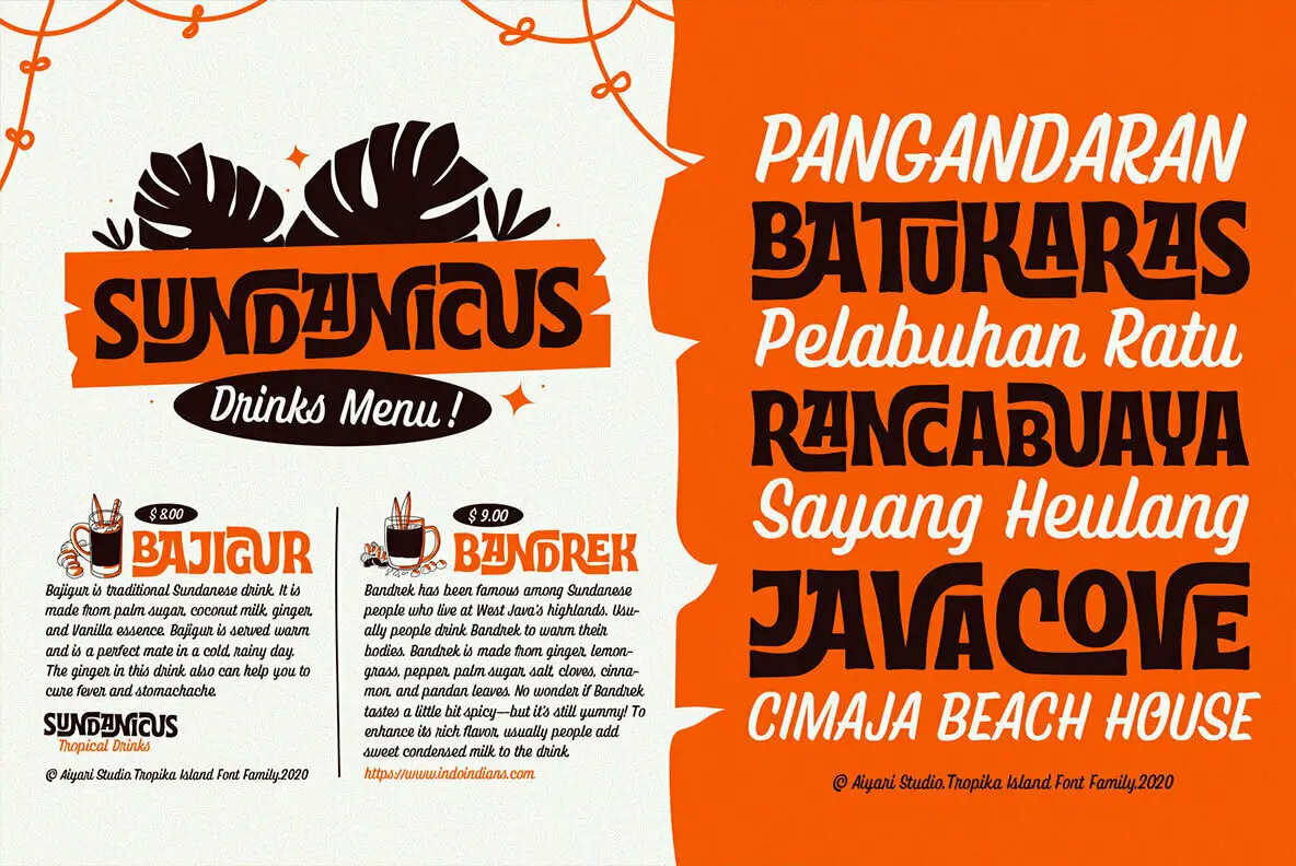 Tropika Island Font - YouWorkForThem