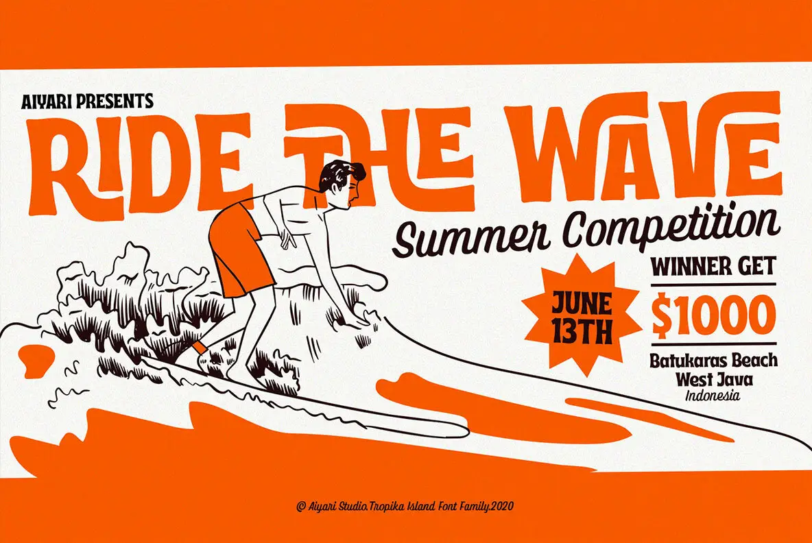 Tropika Island Font - FontPath