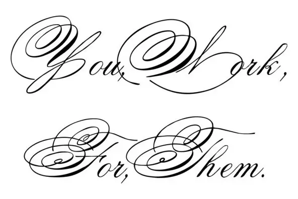 Spencerian Palmer Penmanship PRO Font - YouWorkForThem