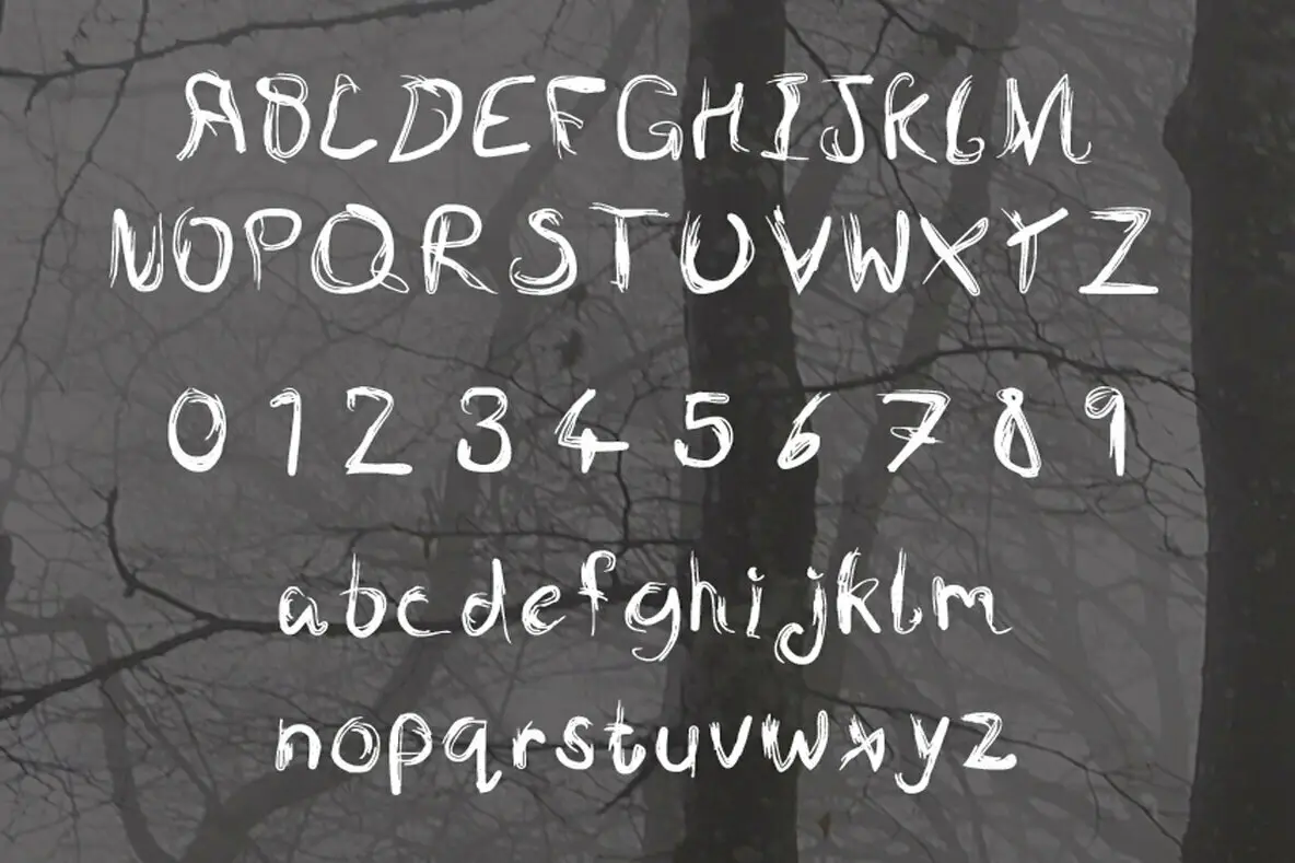 Haunted Tree Font - FontPath