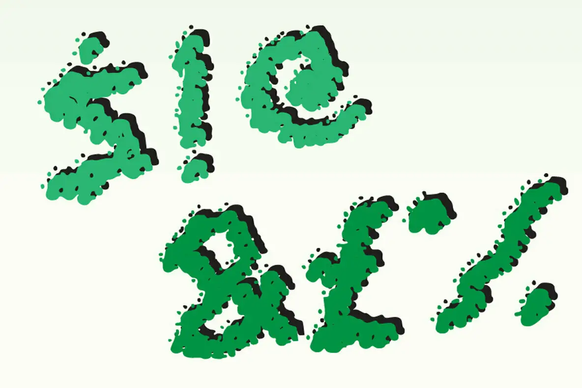 Slime Font - YouWorkForThem