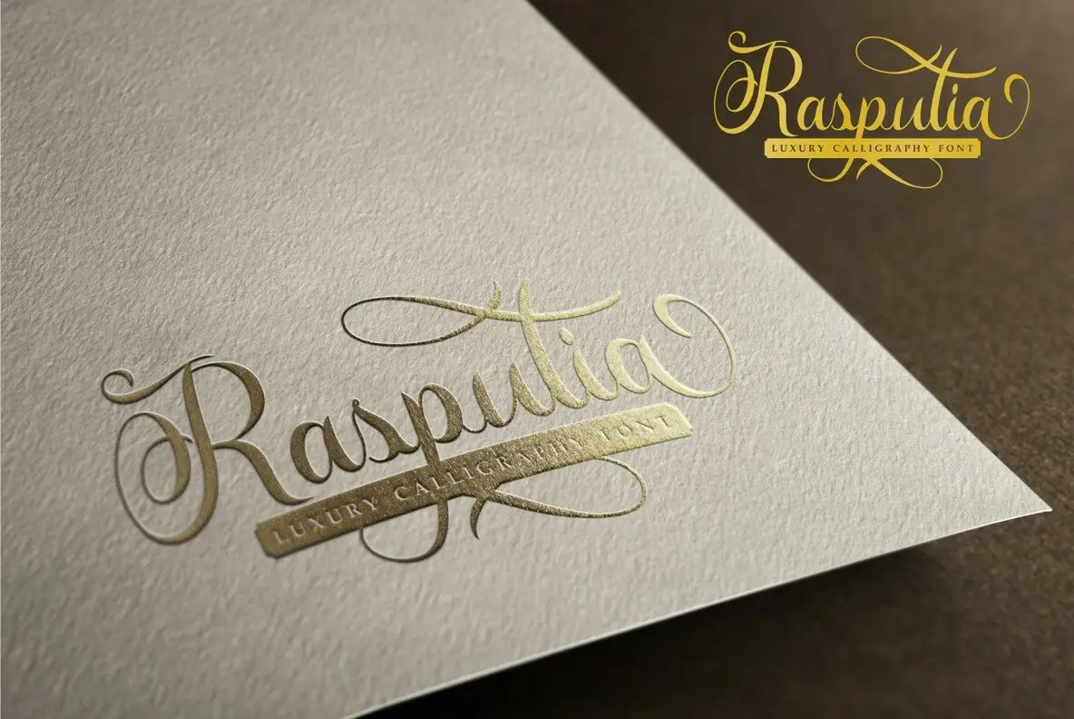 Rasputia Font - YouWorkForThem