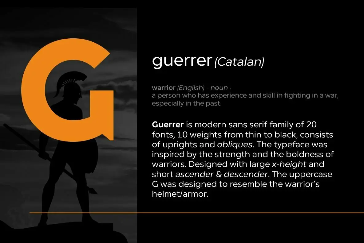 Guerrer Font - FontPath