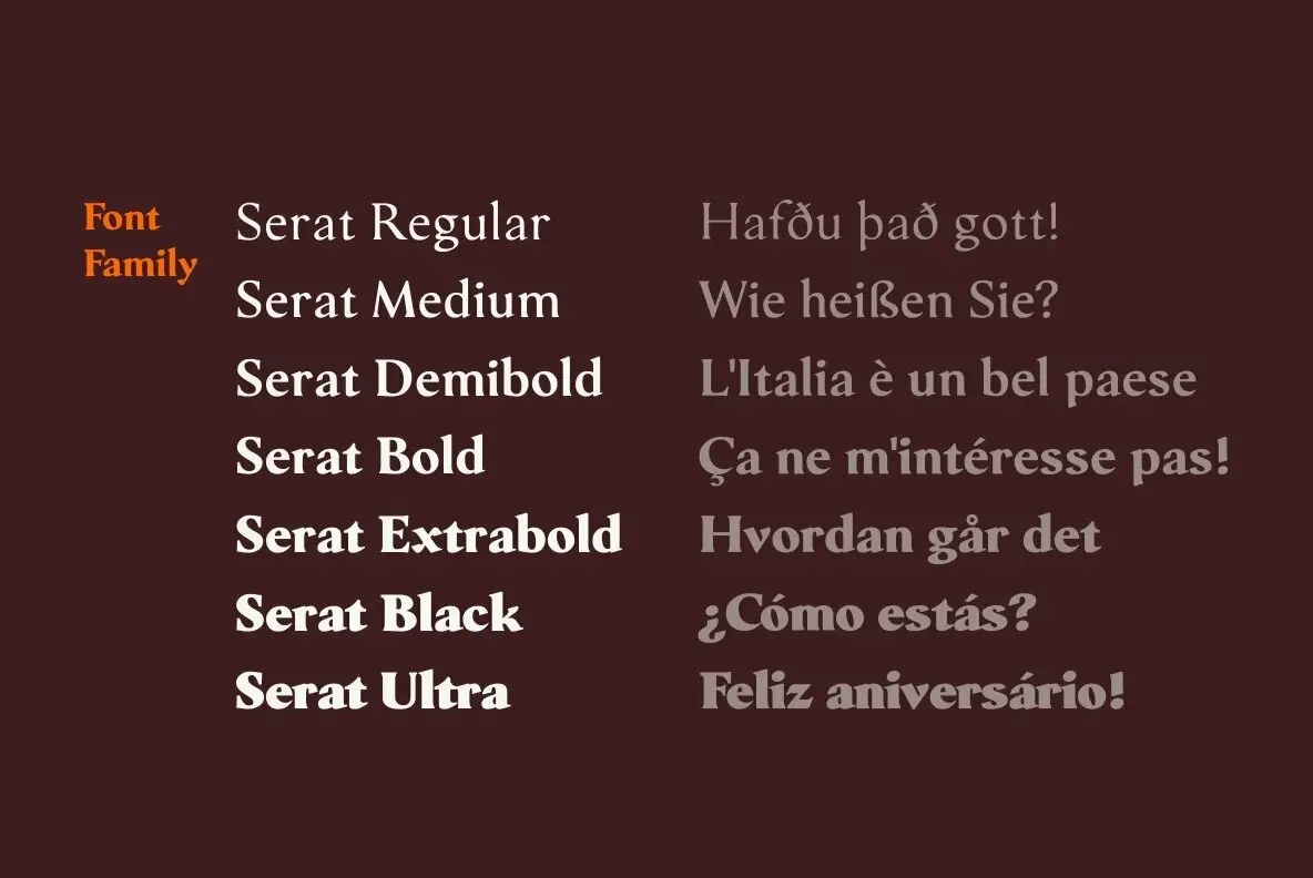 Serat Font - YouWorkForThem