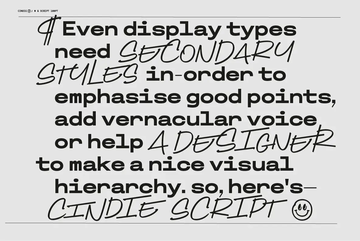 Cindie 2 Font - YouWorkForThem