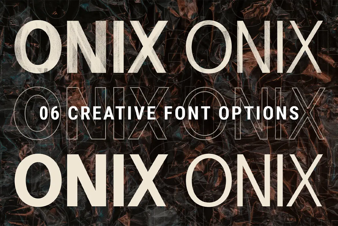 ONIX - Hand Painted SVG Font Font - FontPath