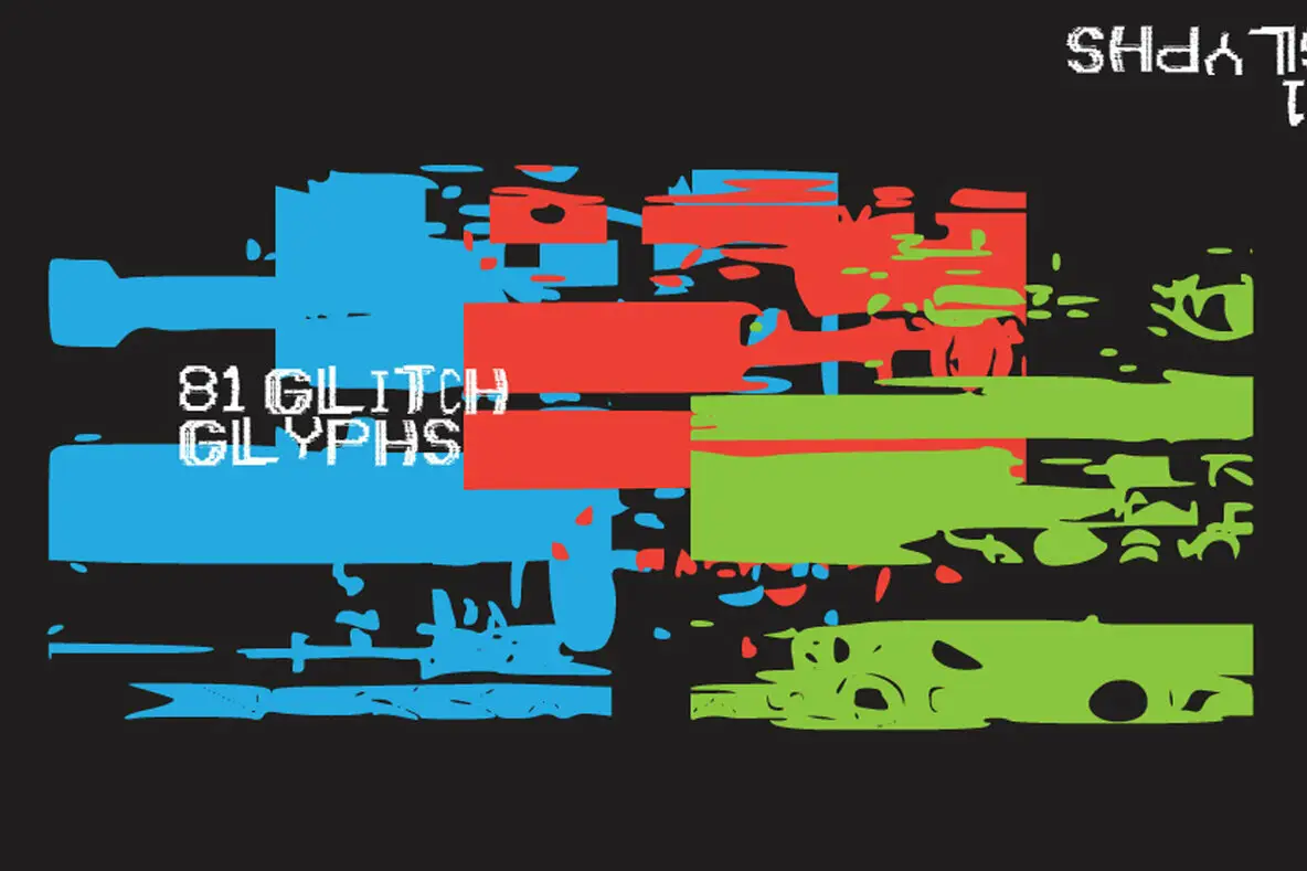 Glitch Patterns Font - FontPath