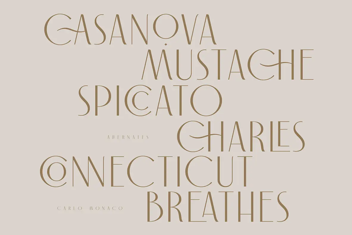 Carlo Monaco Font - FontPath