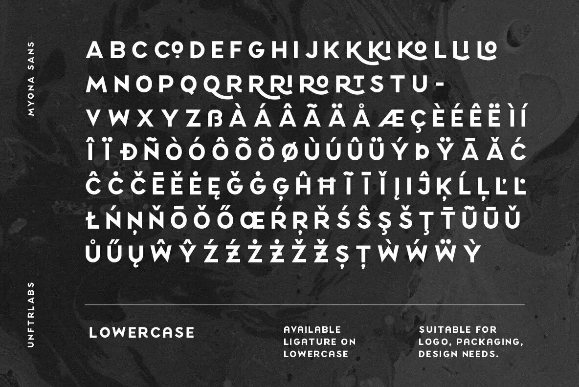 Myona Sans Display Font - FontPath