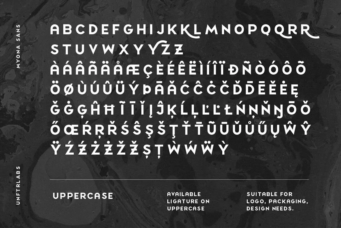 Myona Sans Display Font - FontPath