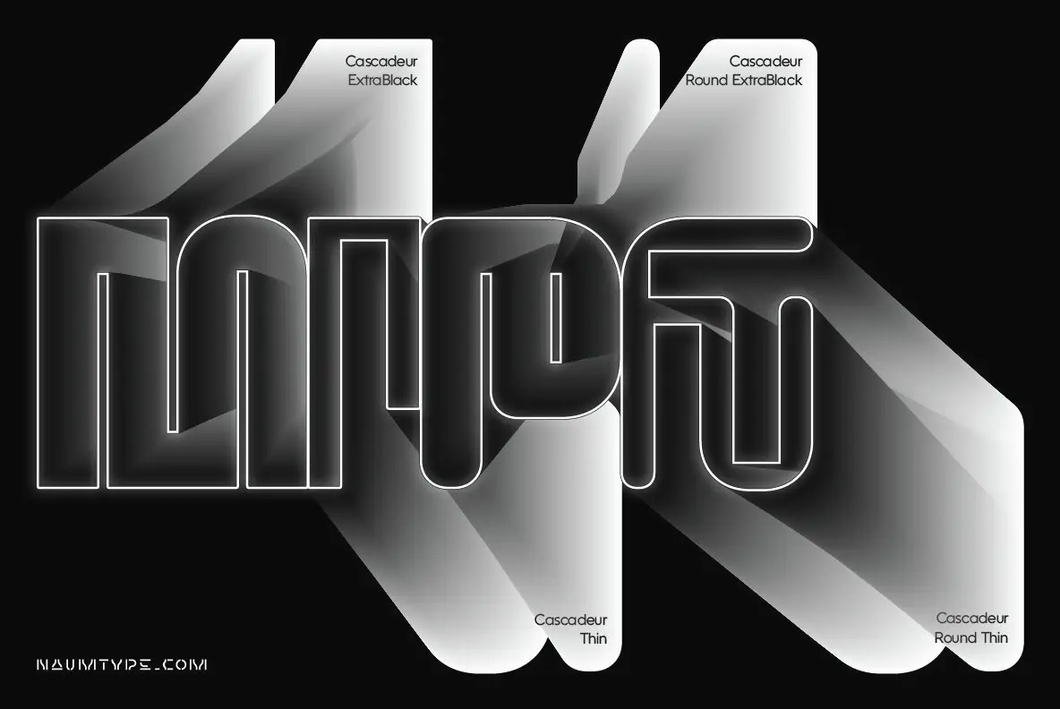 Cascadeur Variable Font - YouWorkForThem