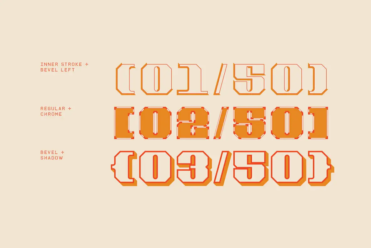 Locker Numerals Font - YouWorkForThem