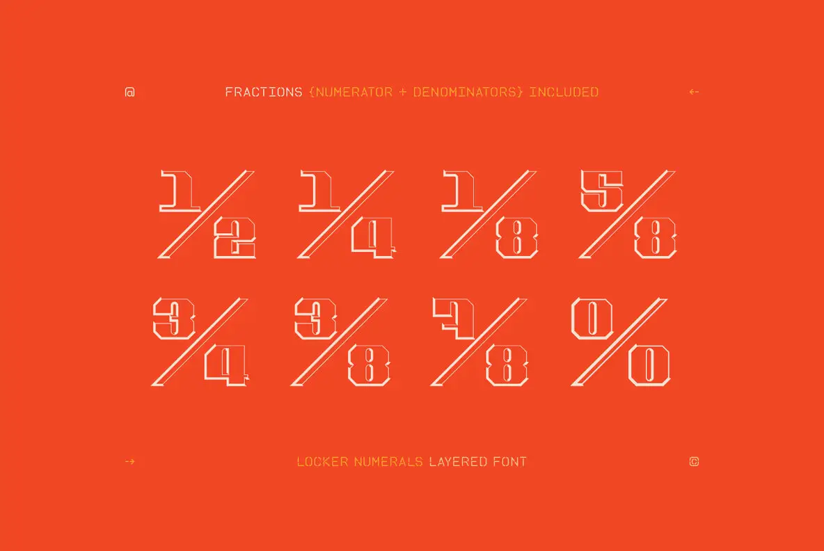 Locker Numerals Font - YouWorkForThem