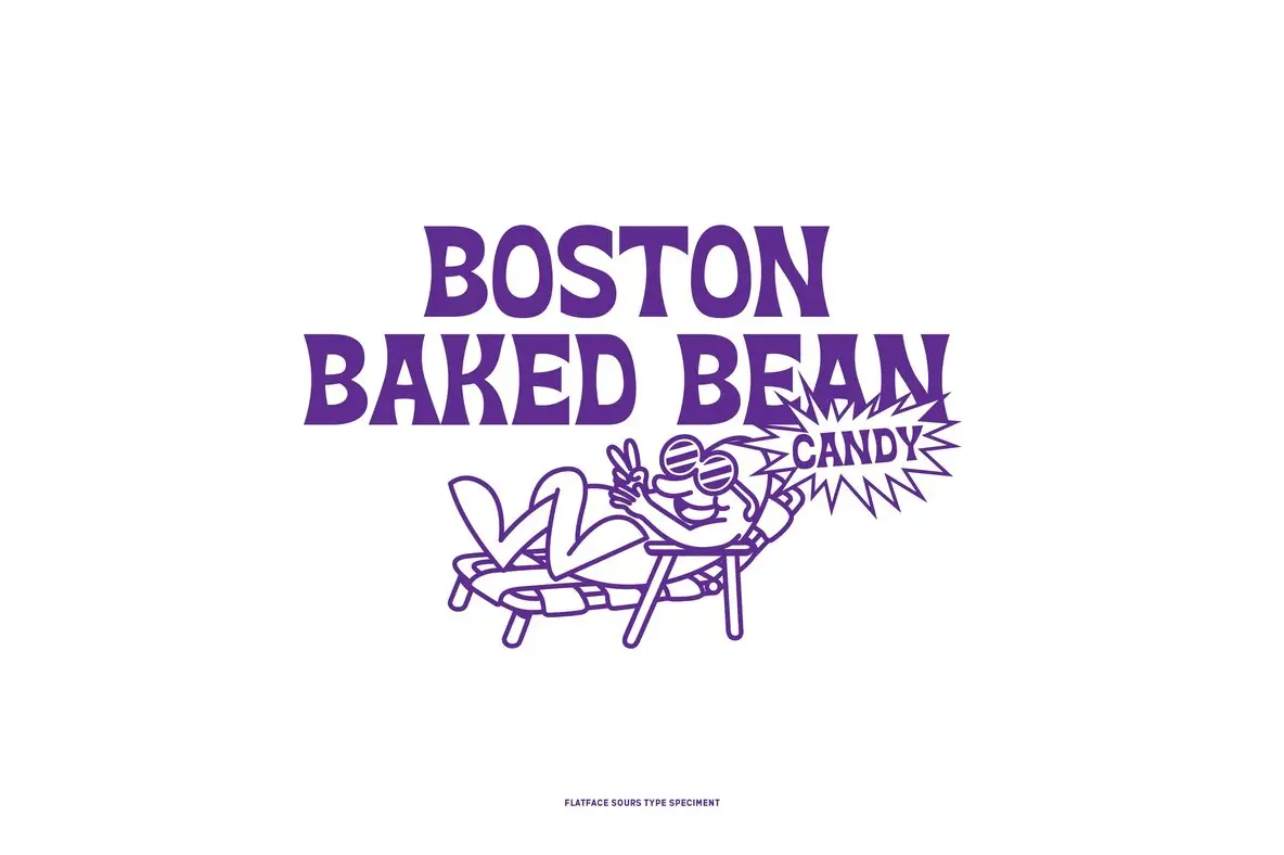 Flatface Sours Font - YouWorkForThem