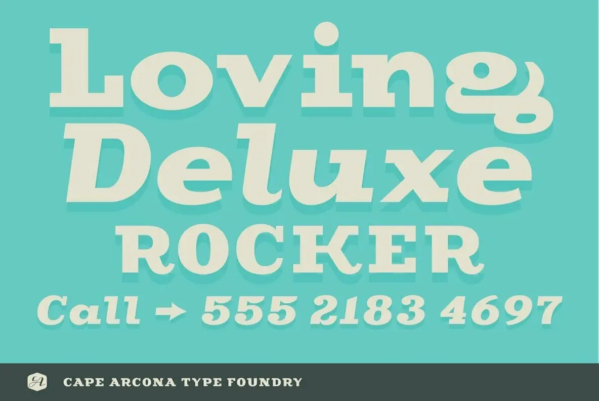 CA CapeRock Font - YouWorkForThem